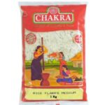 Chakra Rice Flakes White Medium 1kg – Spice Supermarket Ltd